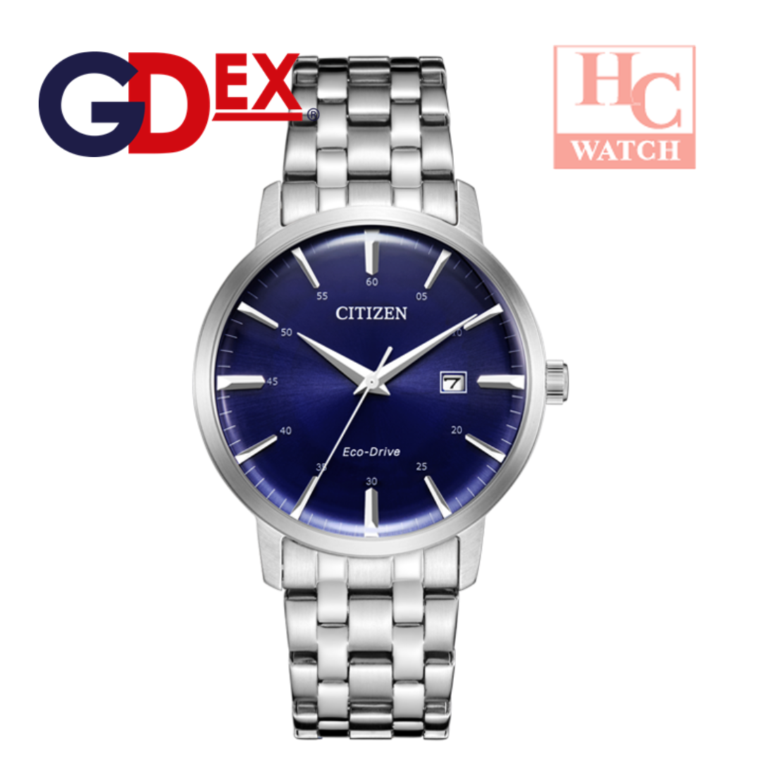 Citizen BM7461-85L Eco Drive Blue Dial Silver Stainless Steel Strap Men Watch: Ho Chuan Watch