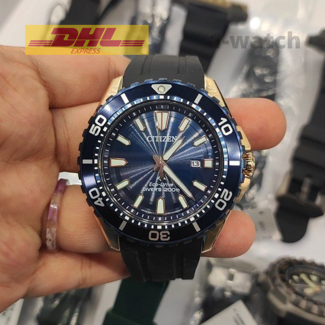 Citizen BN0196-01L Promaster Dive Blue Dial Polyurethane Strap: Ho ...