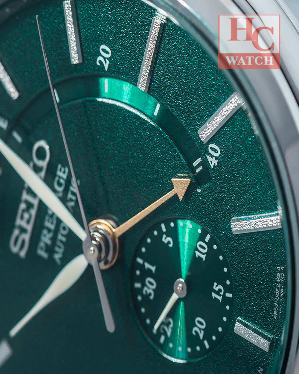 SEIKO SSA397J1 PRESAGE "Zen Garden" Green Dial Steel Watch: Ho Chuan Watch